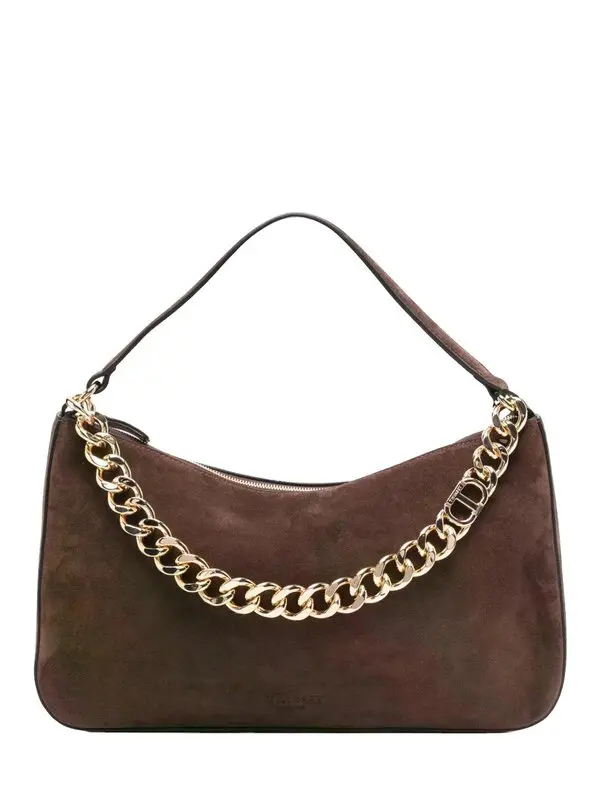 TWINSET Chain-embellished Shoulder Bag - Brown
