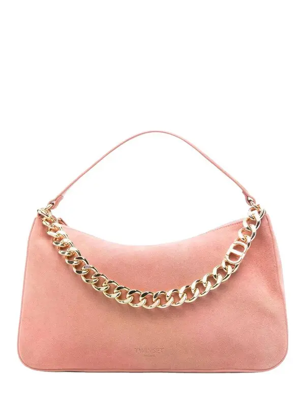 TWINSET Liliane Chain-embellished Shoulder Bag - Pink