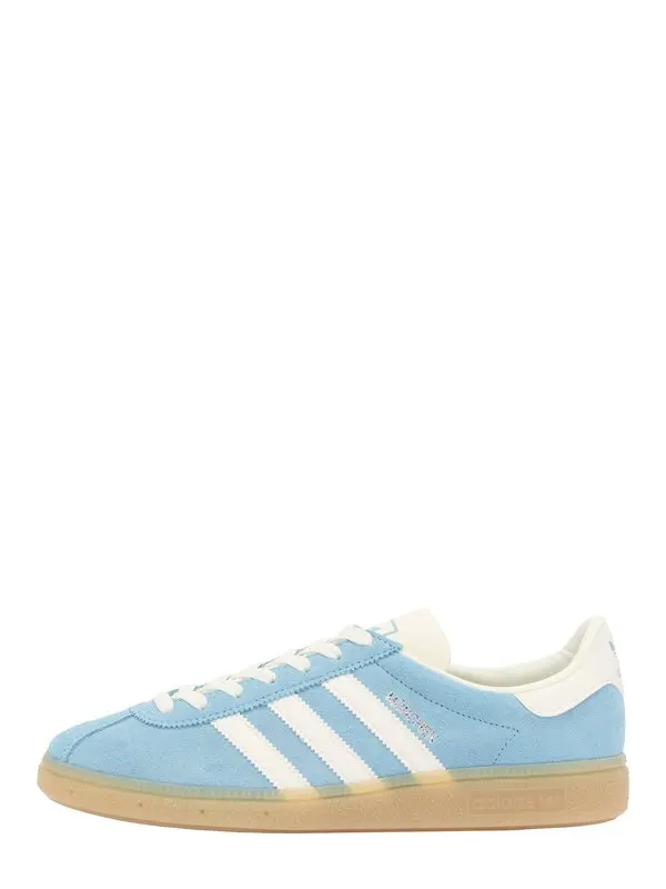 Adidas Originals Muenchen Sneakers - Blue/off White/silver Metallic
