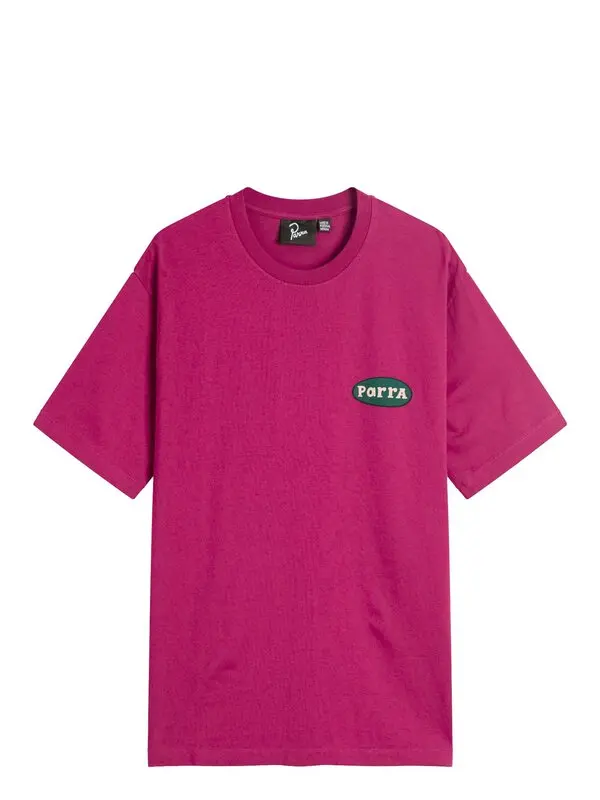 PARRA Chair Baller T-shirt - Dark Magenta