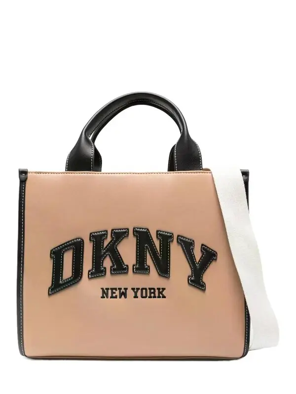 Dkny Hadlee Logo-embroidered Tote Bag - Neutrals