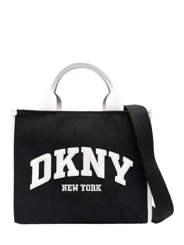 Dkny Hadlee Logo-embroidered Tote Bag - Black