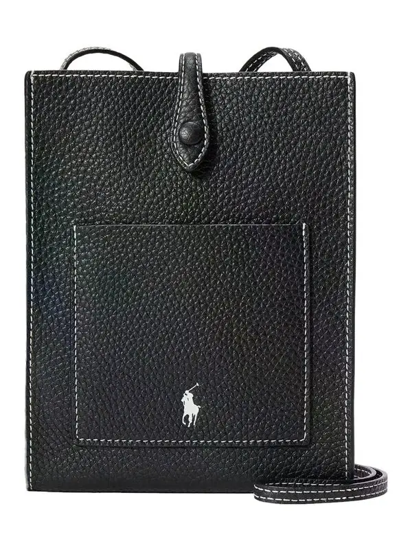 Polo Ralph Lauren Play Leather Cross Body Bag - Black