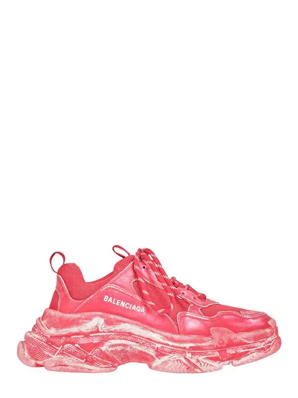 Balenciaga Triple S Sneakers - Red/white