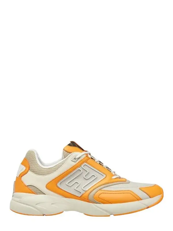 Fendi Logo Low-top Sneaker - Orange