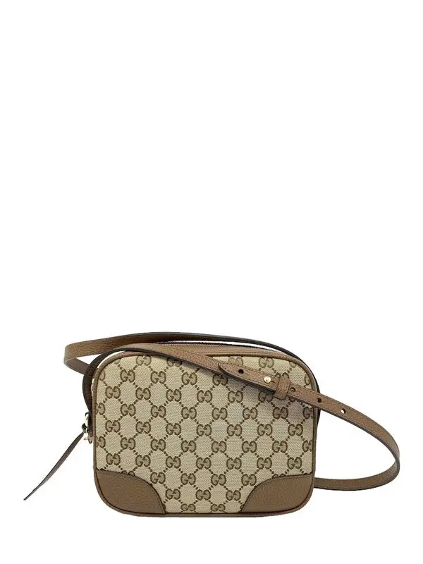 Gucci Bree Messenger Gg Supreme Mini - Beige/ebony