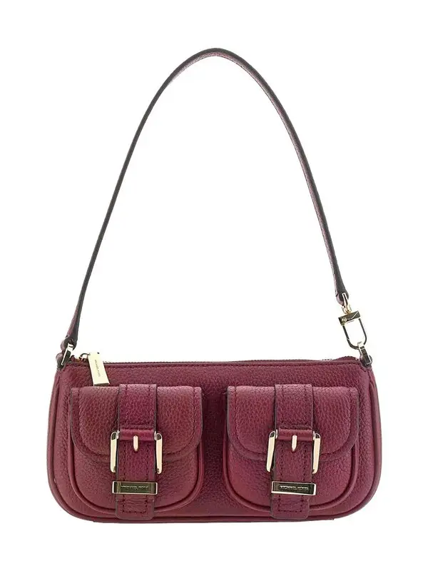 Michael Kors Small Zoe Buckle-detail Shoulder Bag - Red