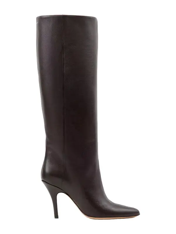 MAISON MARGIELA Knee-high Stiletto Boots - Brown