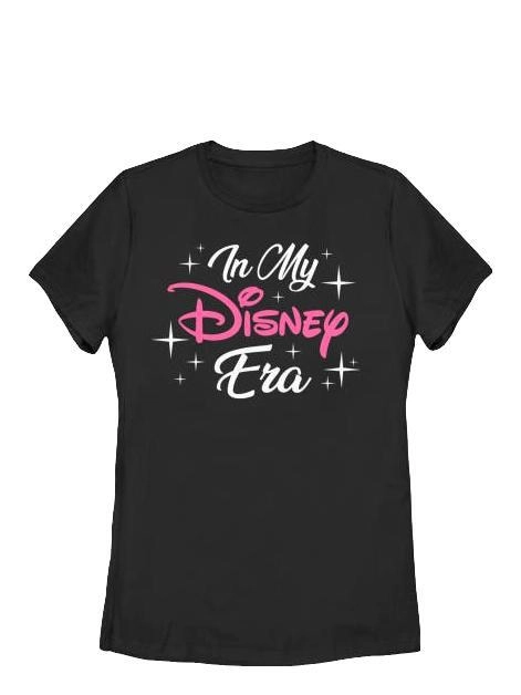 Disney In My Era" Graphic T-shirt - Black