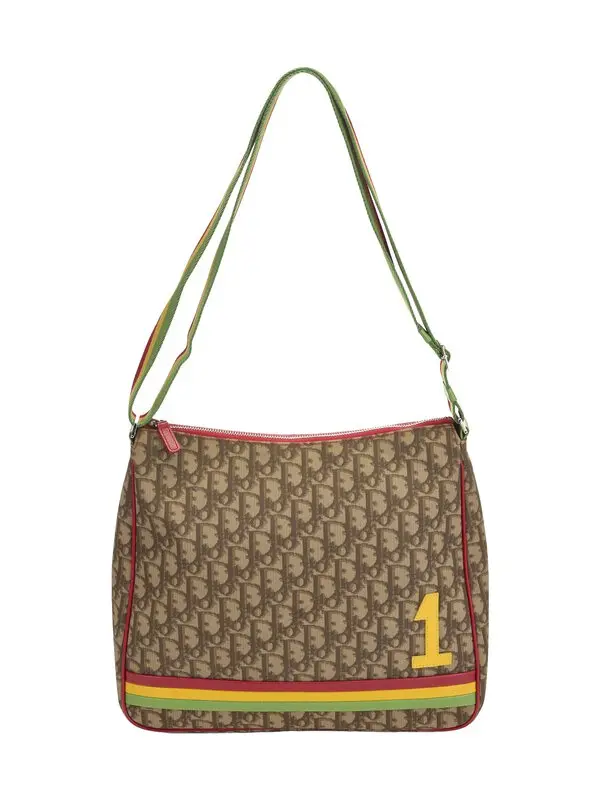 Dior Rasta Trotter Canvas Messenger Bag - Brown