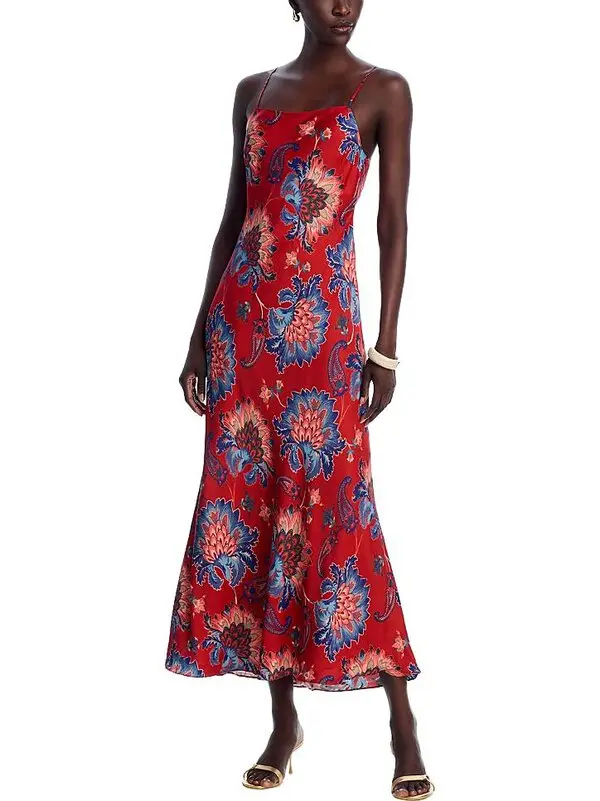 Farm Rio Printed Maxi Dress - Luang Red