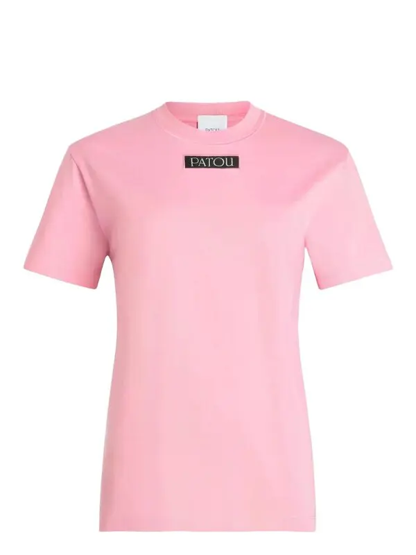 Patou Logo-appliqué T-shirt - Pink