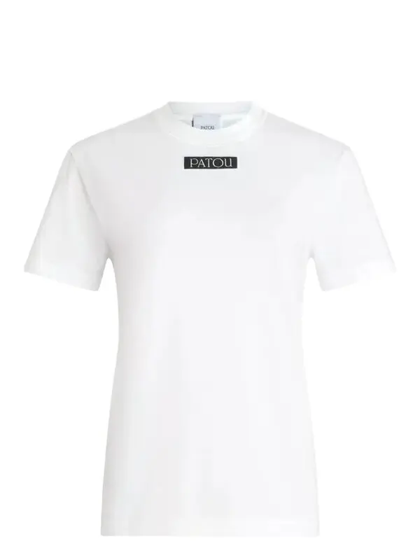 Patou Logo Appliqué T-shirt - White