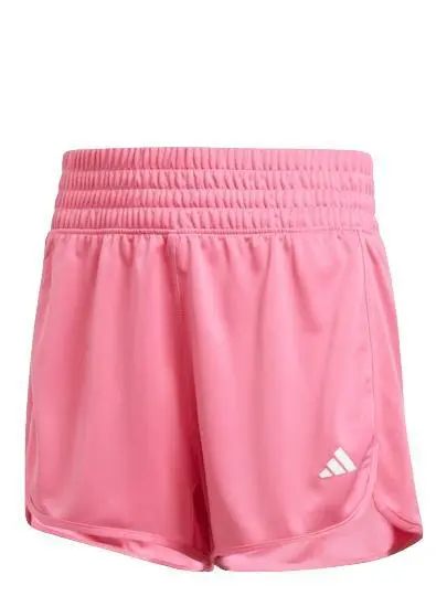 Adidas Knit High-rise Shorts - Pink Fusion/white