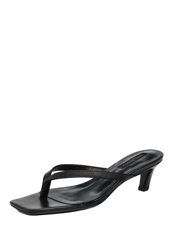 TONY BIANCO Topaz Thong Sandals - Black Como