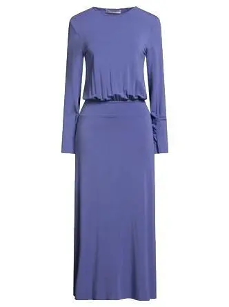 Liviana Conti Maxi Dress In Viscose And Elastane - Purple