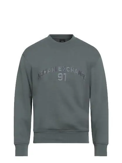 Armani Exchange Sweatshirt In Cotton And Elastane - Green