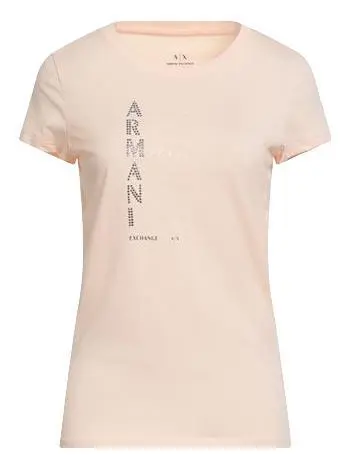 Armani Exchange Logo-print Cotton T-shirt - Pink