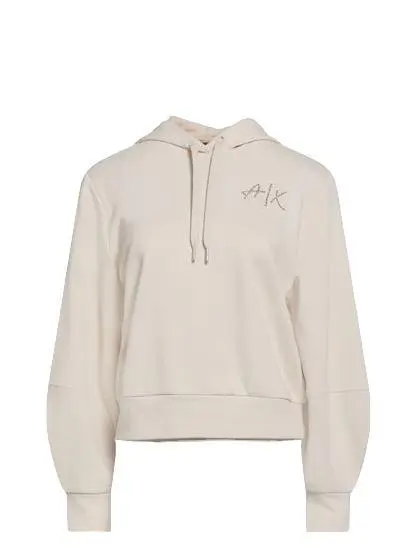 Armani Exchange Cotton-elastane Sweatshirt - Beige