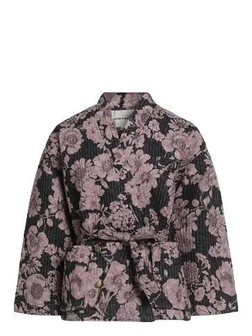 Antik Batik Mauve Floral-print Kimono Jacket - Purple