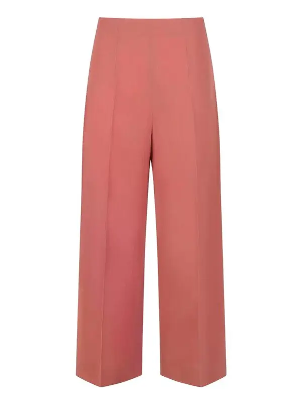 Marni Virgin-wool High-waisted Tailored Trousers - Pink