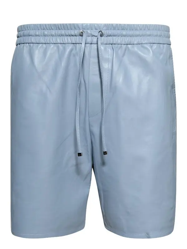 Amiri Leather Ashley Short - Blue
