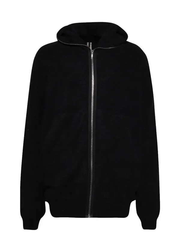 Rick Owens Hooded Zip-up - Black