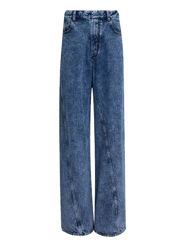 ALAÃA Alaïa Twisted Jeans - Blue