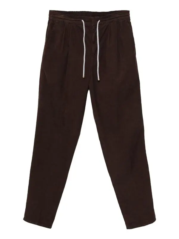 Brunello Cucinelli Velvet Trousers - Brown