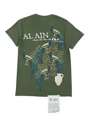 AL AIN Peacock T-shirt - Green