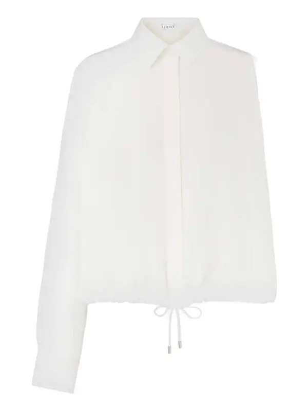 Loewe Silk Button-down Top - White