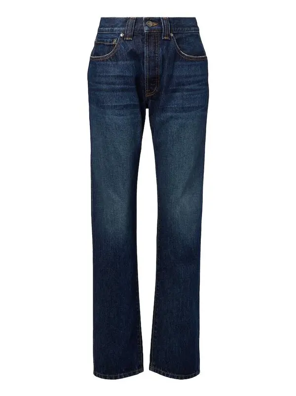 Khaite Callum Straight Jeans - Blue