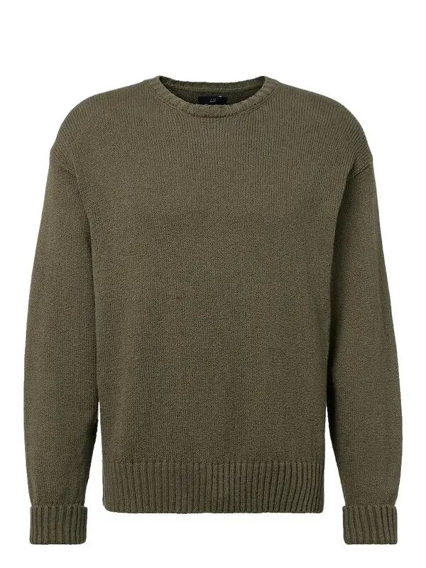 Dunhill Cotton Crewneck Sweater - Green