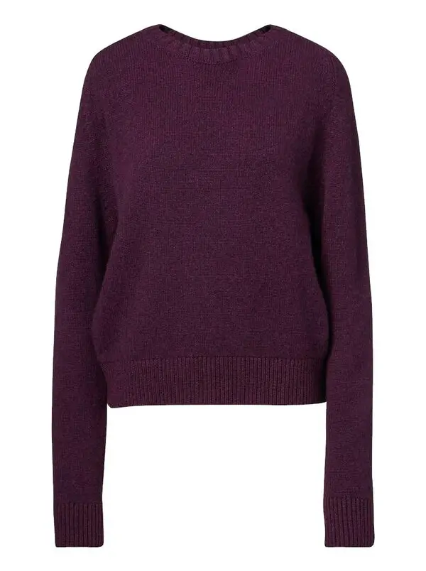 Khaite Nera Cashmere Sweater - Purple