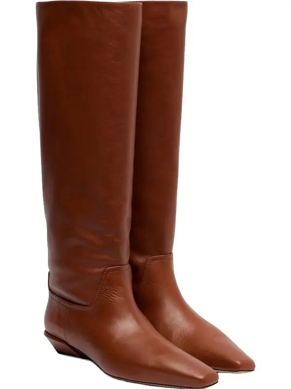 Paris Texas Bettina 25 Leather Knee-high Boots - Brown