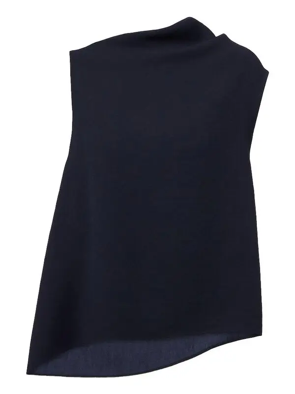 Vince Asymmetric Draped Top - Blue