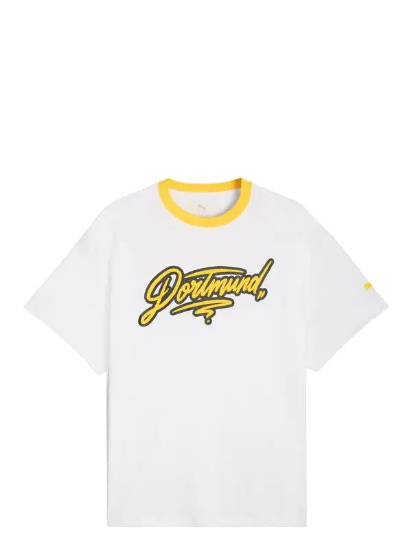 PUMA Hoops X Borussia Dortmund Basketball T-shirt - White