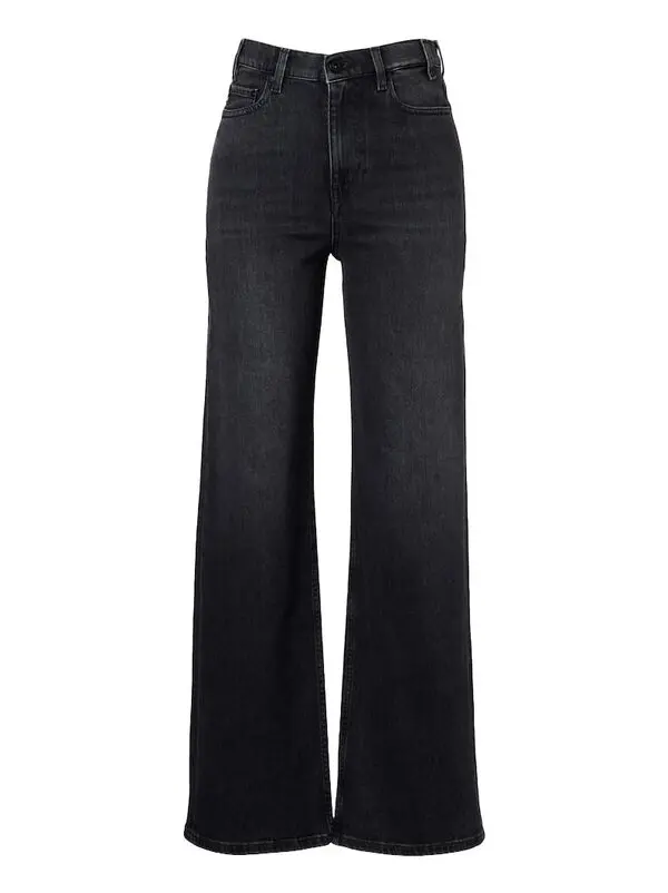 Ag Mid-rise Wide-leg Jeans - Blue
