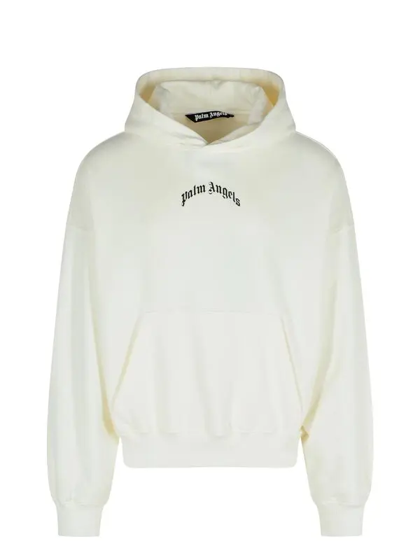 Palm Angels Cotton Sweatshirt - White