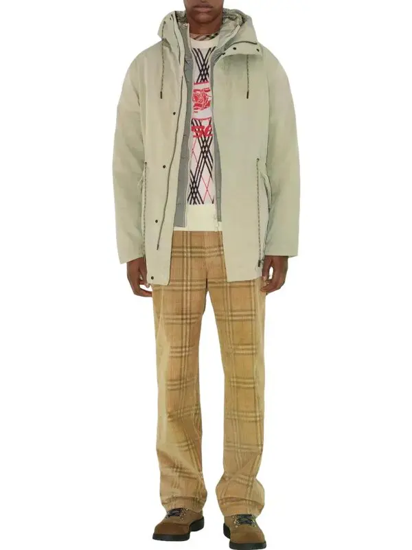 Burberry Layered Parka - Neutrals