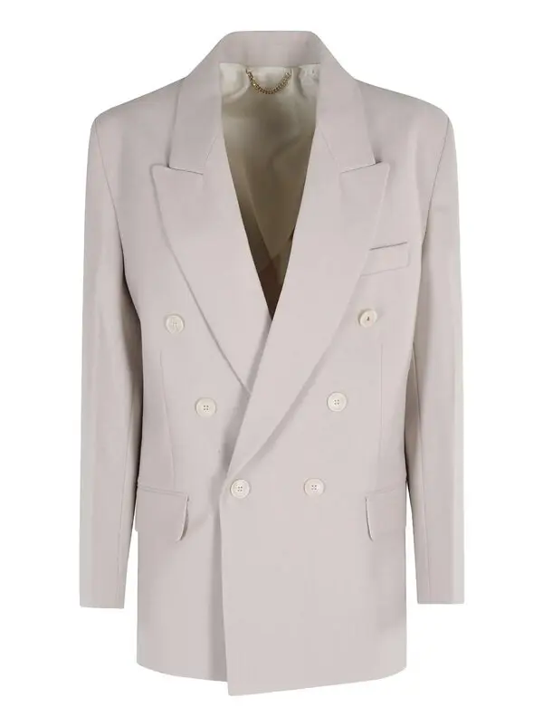 Victoria Beckham Double-breasted Jacket - White