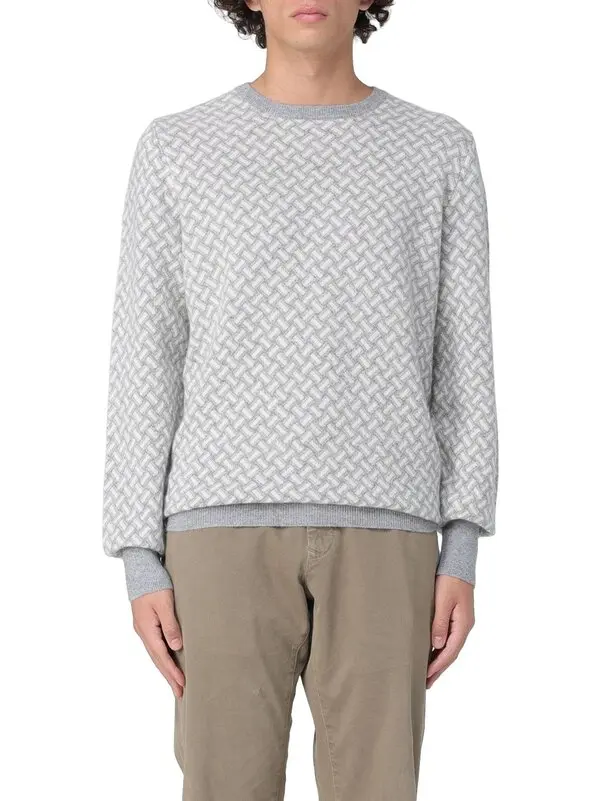 DRUMOHR Patterned Sweater - Grey