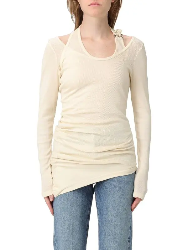 Jean Paul Gaultier Long Sleeve Top - Beige