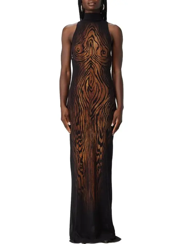 Jean Paul Gaultier Maxi Dress - Brown