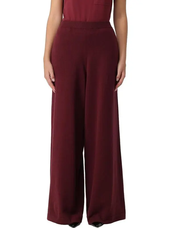 Brunello Cucinelli Wide Leg Pants - Amaranth