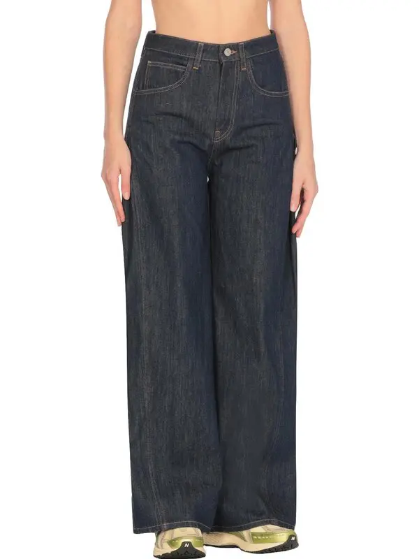 DONDUP Wide Leg Trousers - Blue
