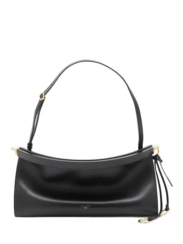 Alaïa Leather Shoulder Bag - Black
