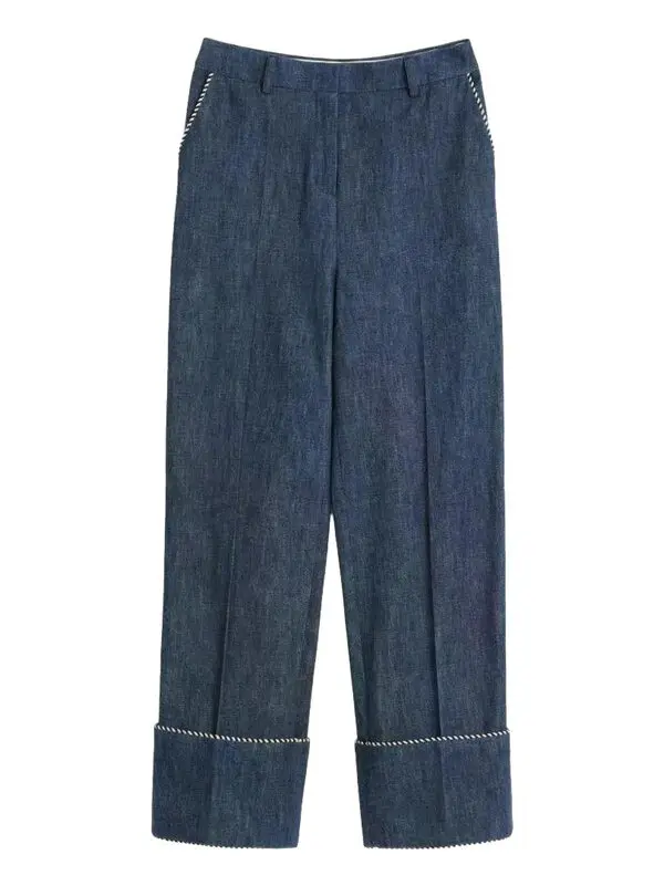 Valentino Garavani Denim Chambray Pants - Blue