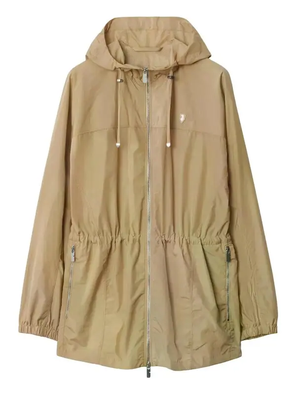 Burberry Hooded Jacket - Neutrals