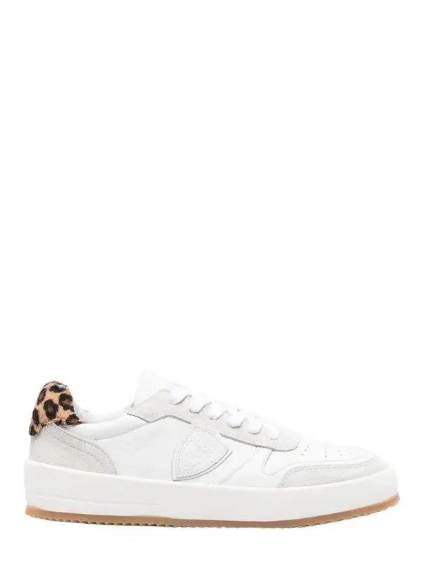 Philippe Model Lace-up Flatform Sneakers - White